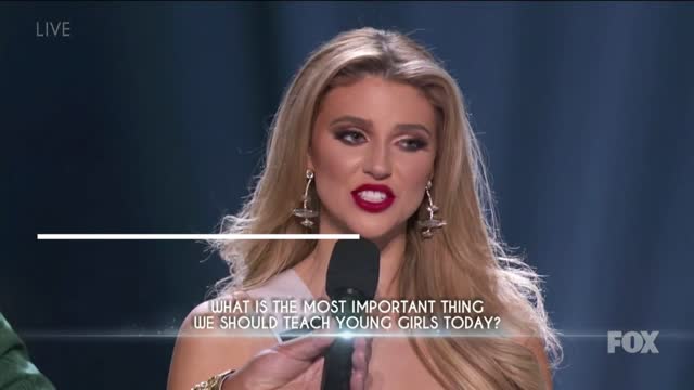 Escucha la pregunta final de Madison Anderson en Miss Universe - Videos ...