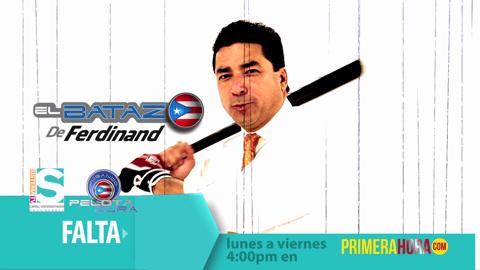 Promo El Batazo con Ferdinand Pérez - Videos - Primera Hora