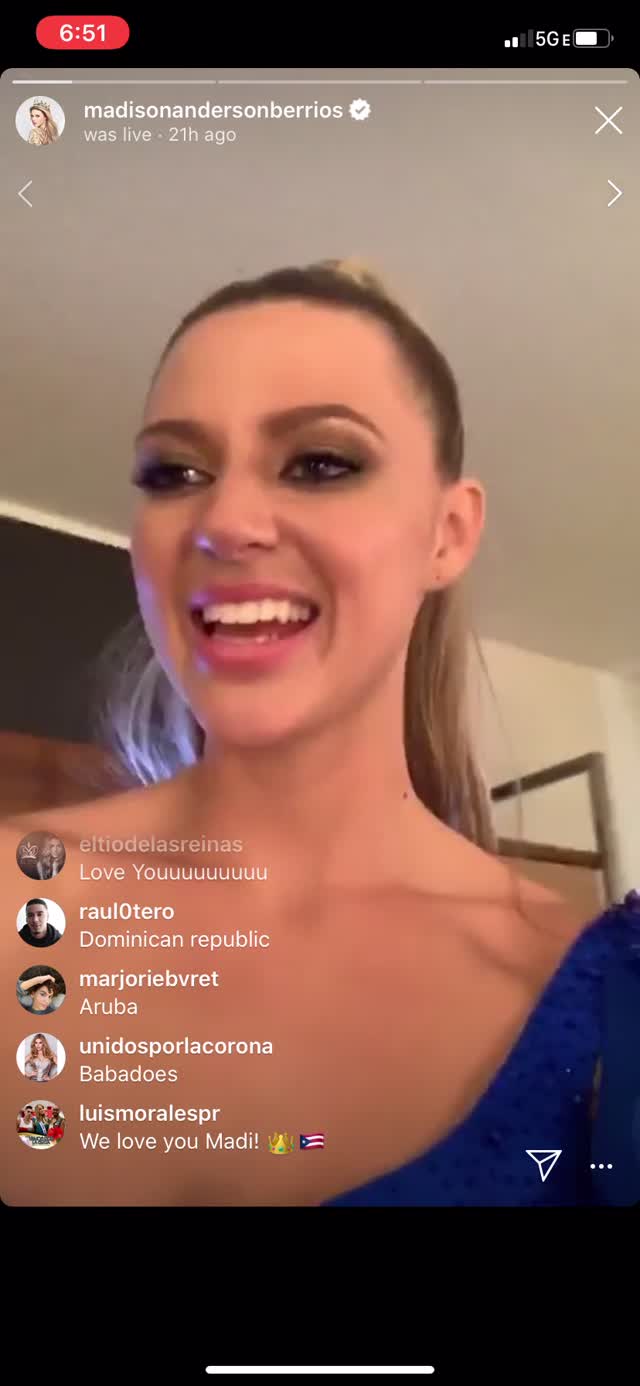 Madison nos muestra quién es su compañera de cuarto en Miss Universe ...